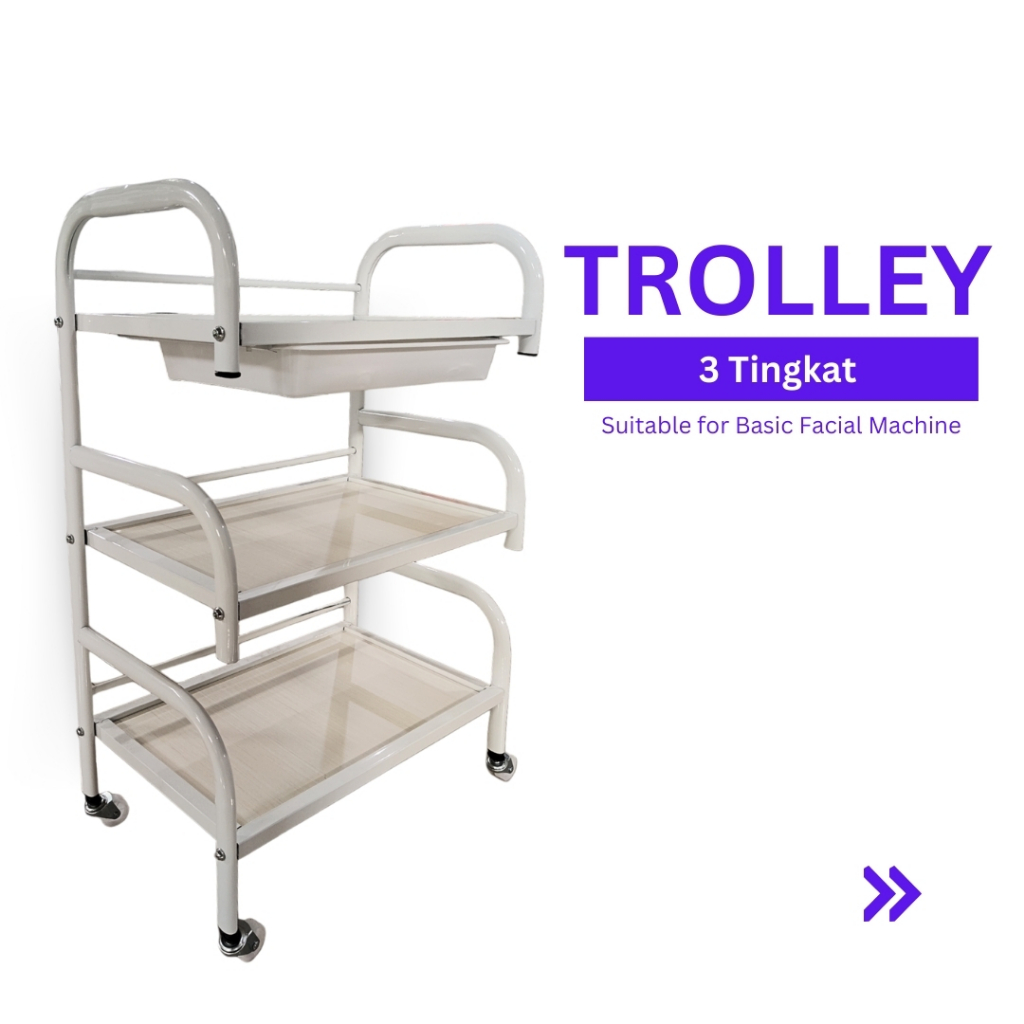 Jual Trolly untuk mesin facial alat salon kecantikan untuk meletakkan ...