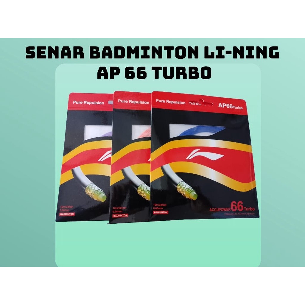 Jual Senar Badminton Lining AP 66 Turbo / Senar Lining AP 66 Turbo ...