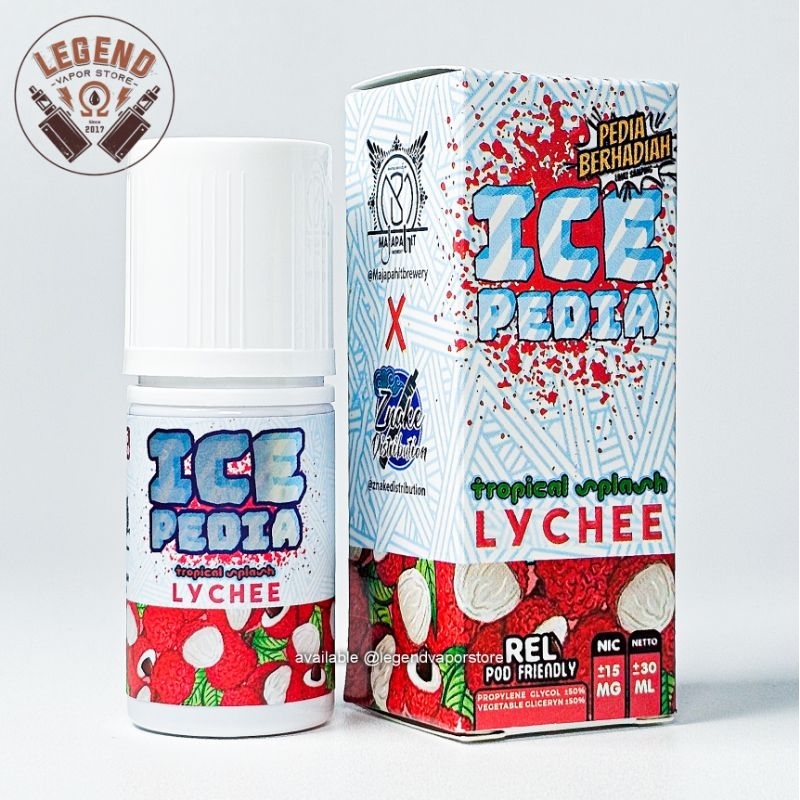 Jual SALT NIC - LIQUID ICE PEDIA 30ML 15MG AUTHENTIC | Shopee Indonesia