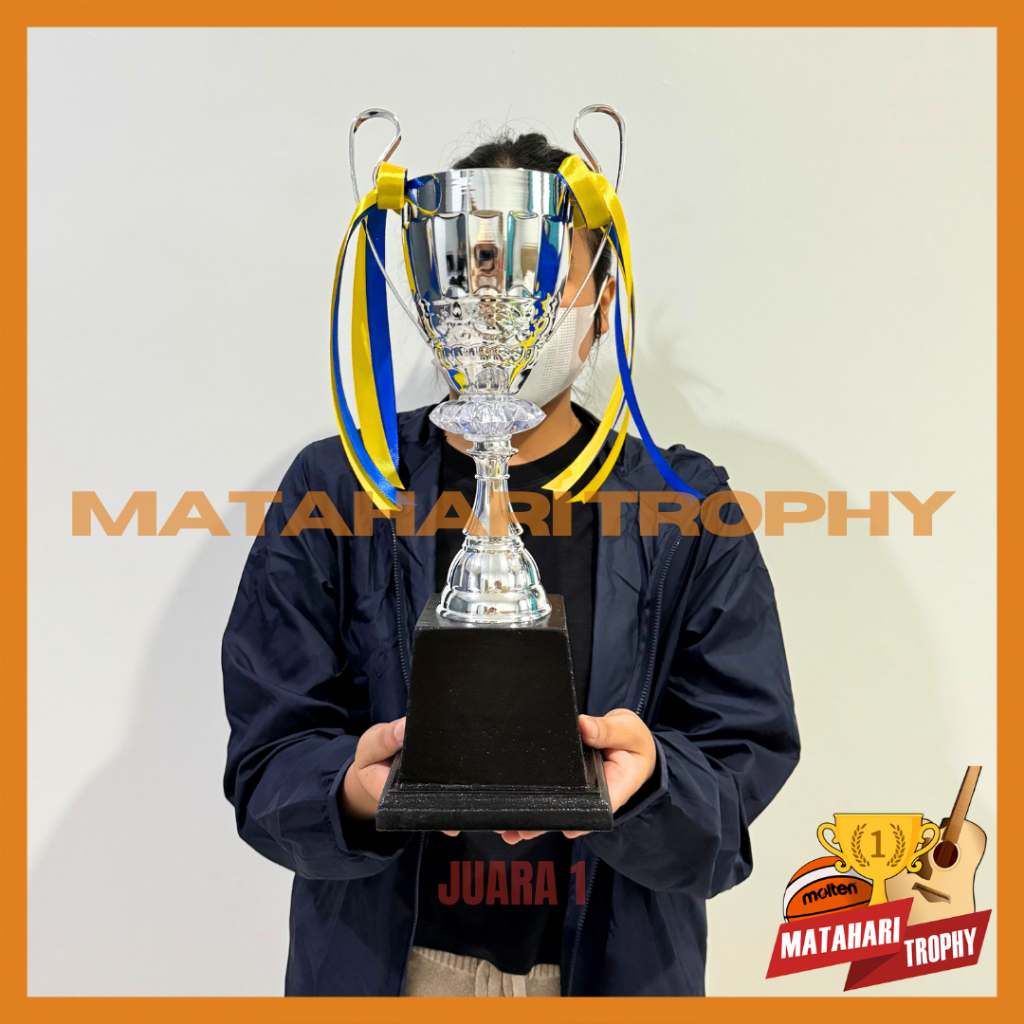 Jual Piala Cup Metal Murah Trophy Champions Silver 36CM - (CF901 A ...