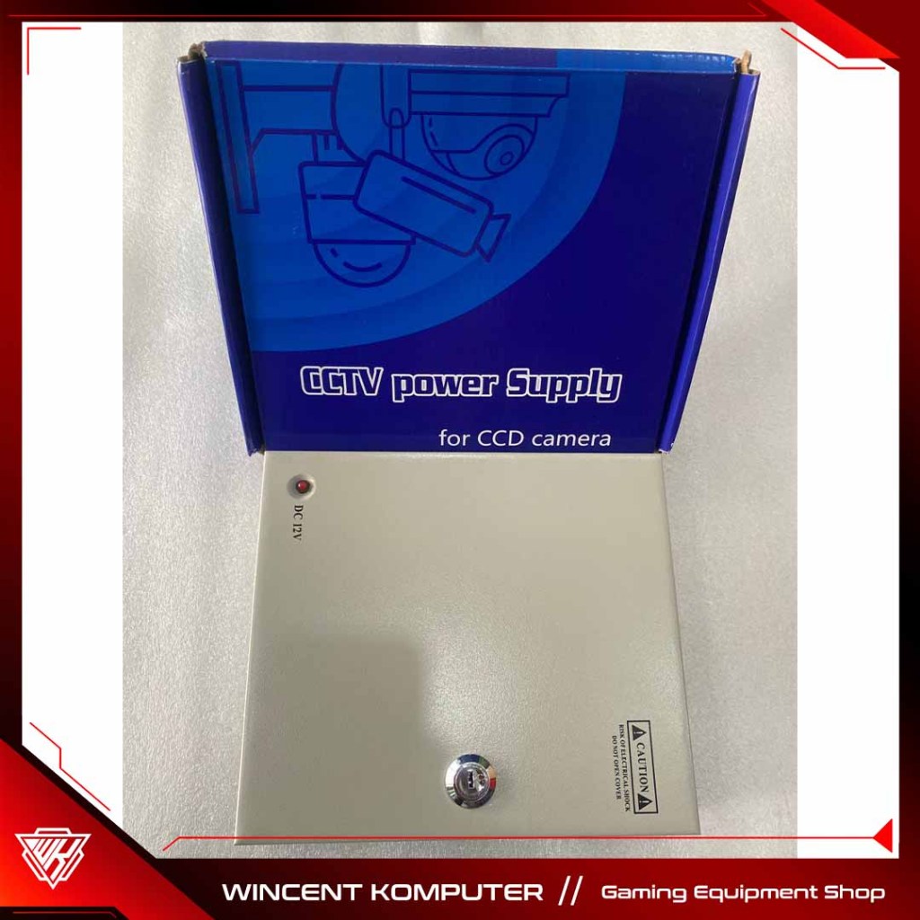 Jual POWER SUPPLY 12 VOLT 10 AMPERE CCTV PSU 12V-10A BOX PANEL | Shopee ...