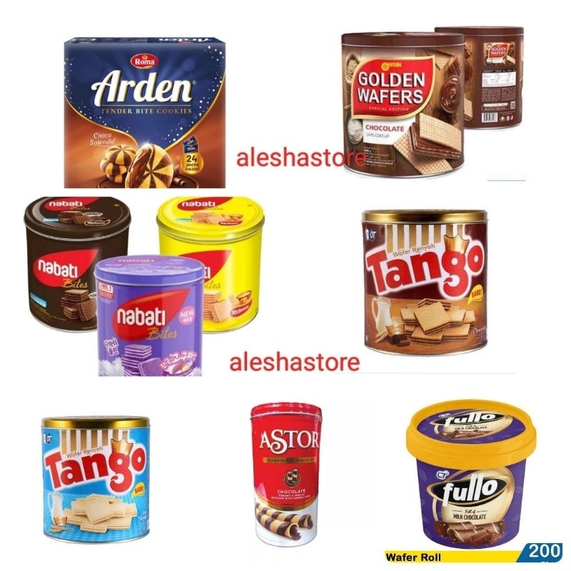 Jual Tango, Nabati, Astor, Fullo, Golden Waffers, Fullo, Wafello Kue ...
