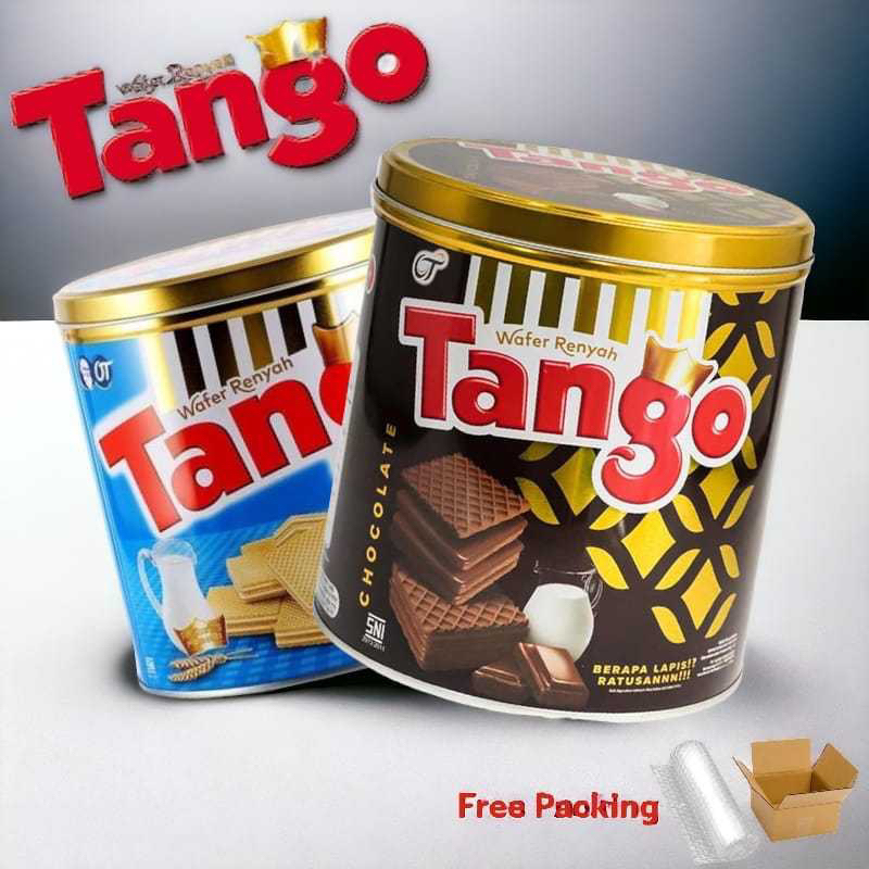 Jual TANGO WAFER KALENG CHOCOLATE / VANILLA | Shopee Indonesia