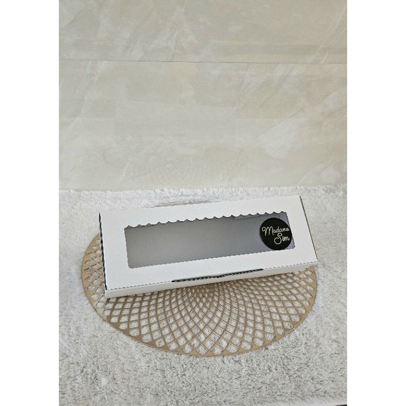 Jual BOX BOLU GULUNG - DUS ROLL CAKE - KOTAK BOLEN 30x10x8 - MS-08 - WK ...