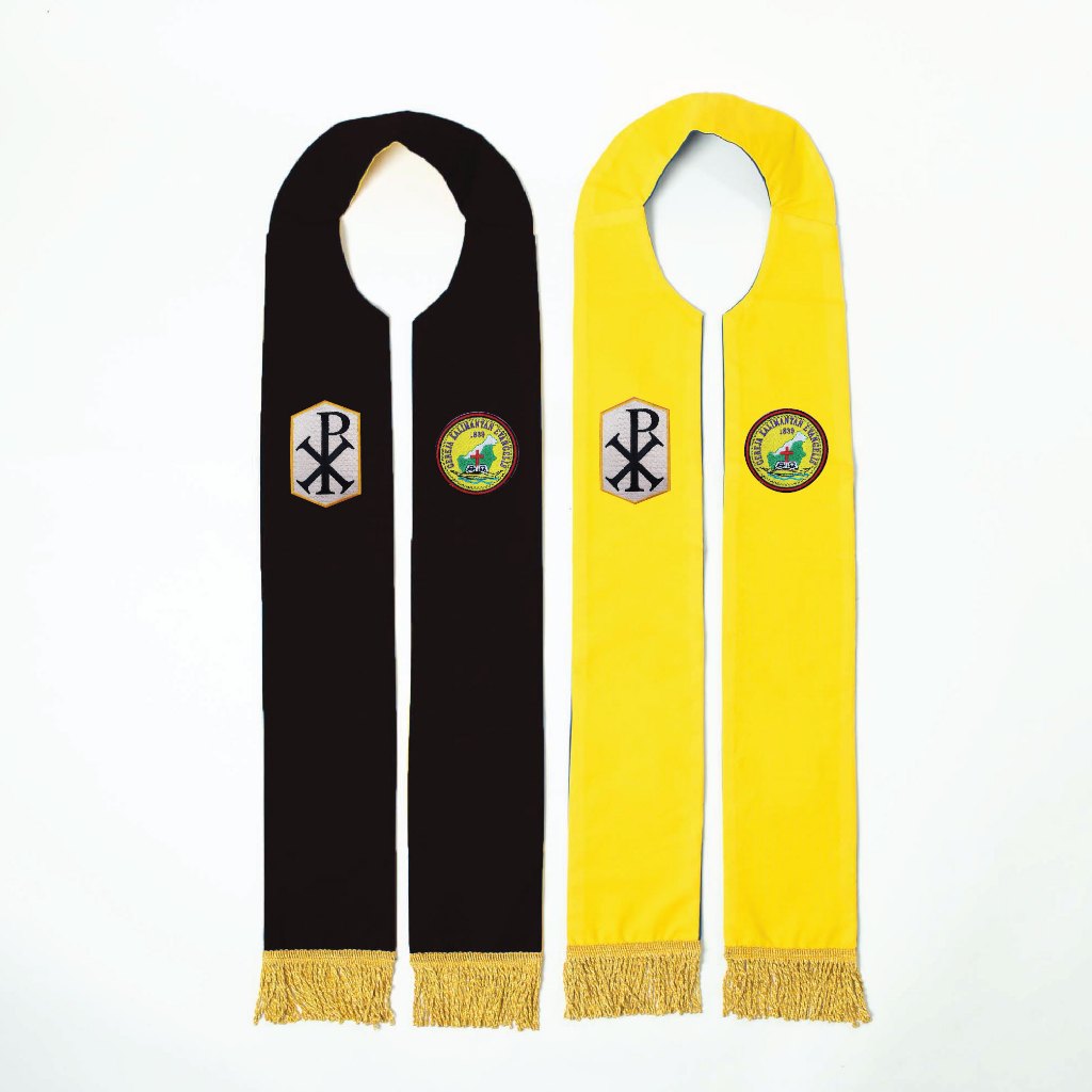Jual Miracle - Stola Gereja - Bolak-balik Hitam Kuning- Jos Miracle ...