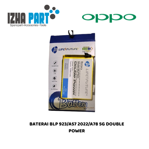 Jual Baterai OPPO BLP 923 / A57 2022 / A78 5G Life Future | Shopee ...