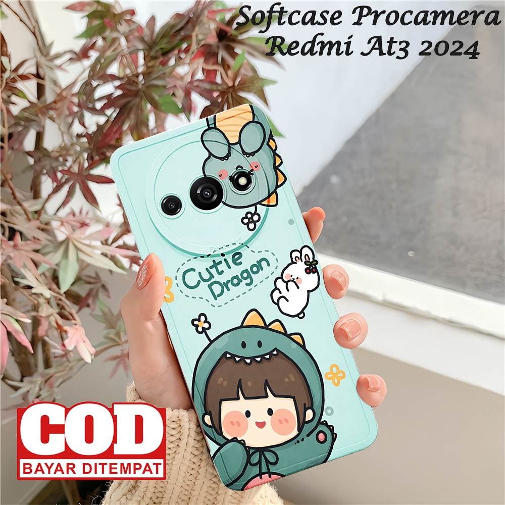 Jual CASE REDMI A3 2024 SOFTCASE PRO CAMERA MOTIF TERBARU SOFCASE REDMI ...