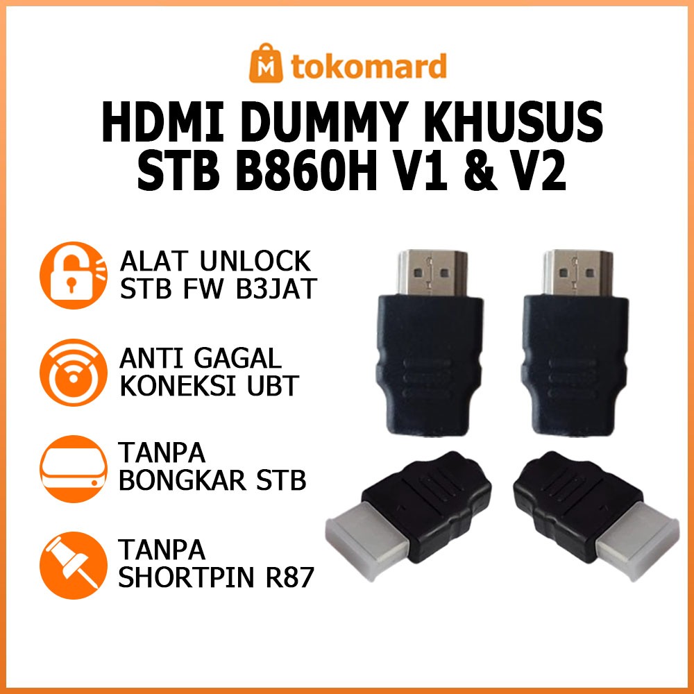 Jual HDMI DUMMY Khusus STB B860H V1 dan V2 Alat Flash STB Anti Gagal ...