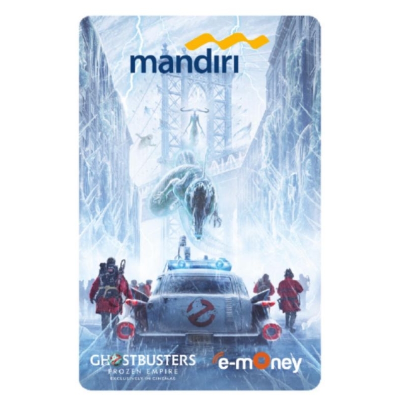 Jual Mandiri Emoney Card Film Ghostbuster Poster Limited Edition New ...