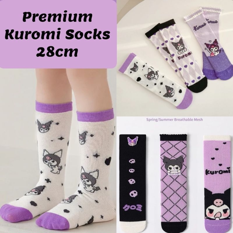 Jual Feelme KK-296 Kaos Kaki anak Kuromi sanrio cocok u/ kado ultah ...