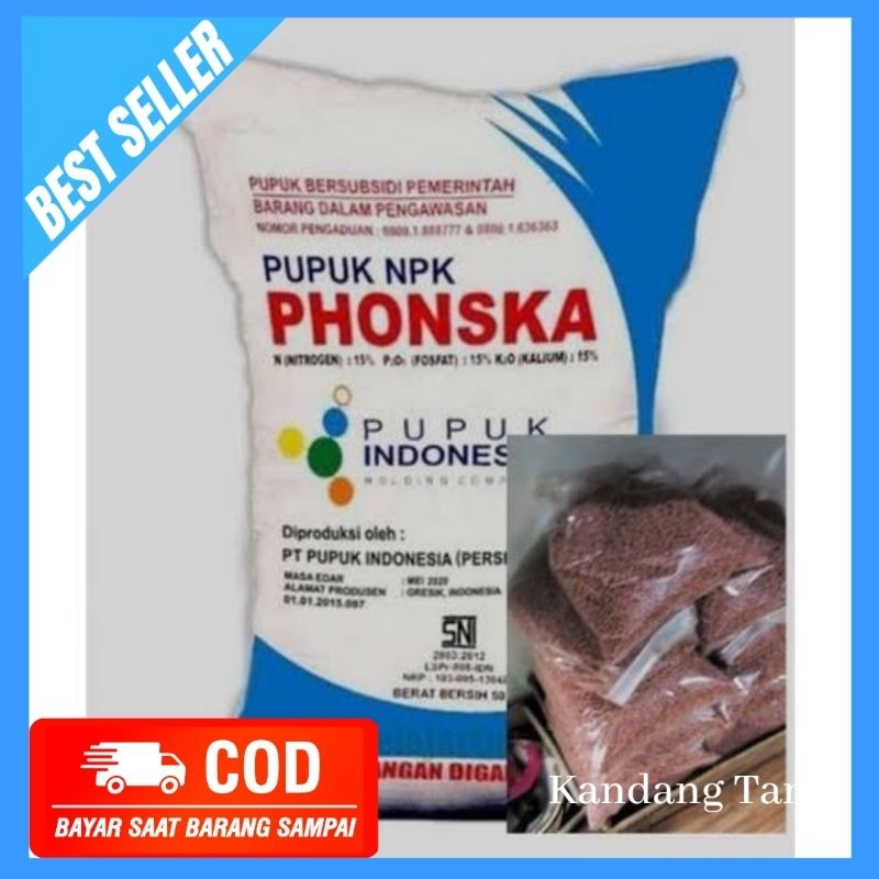 Jual pupuk Ponska merah buat tanaman dan berkebun 1kg | Shopee Indonesia