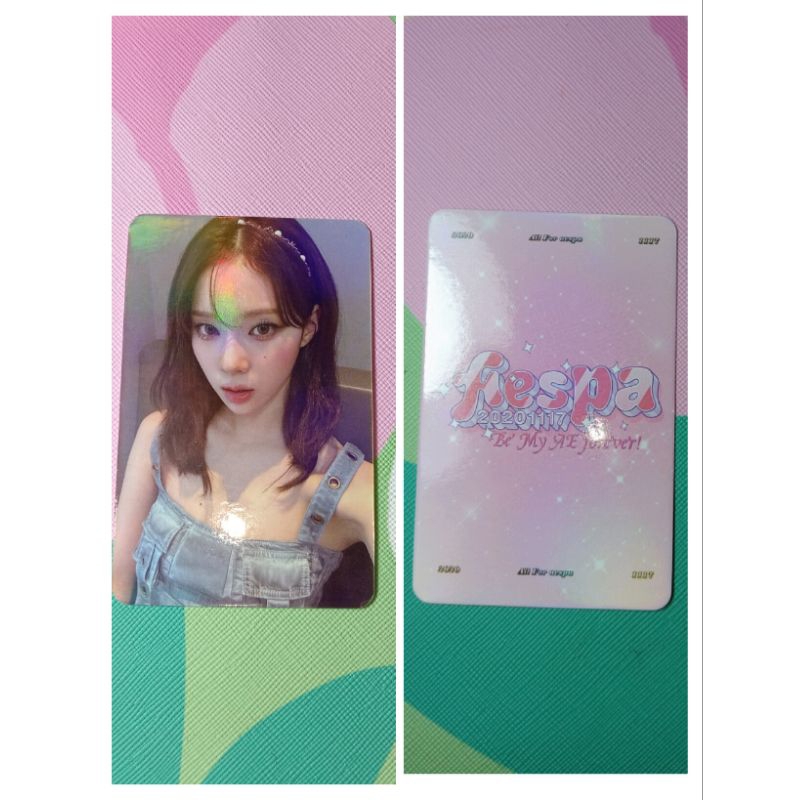 Jual Photocard Aespa unoff/lomocard (BACA DESKRIPSI SEBELUM MEMBELI) | Shopee Indonesia
