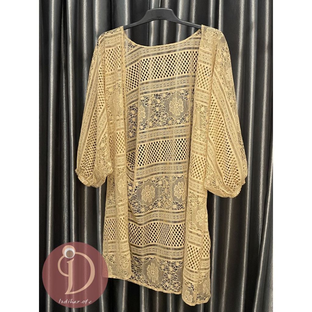 Jual Daili Outer / outer lace malika full / outer brukat Jumbo / outer ...