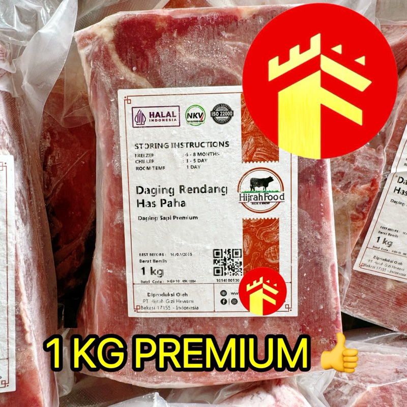 Jual DAGING SAPI RENDANG PREMIUM 1 KG HALAL DAGING HAS PAHA SAPI ...