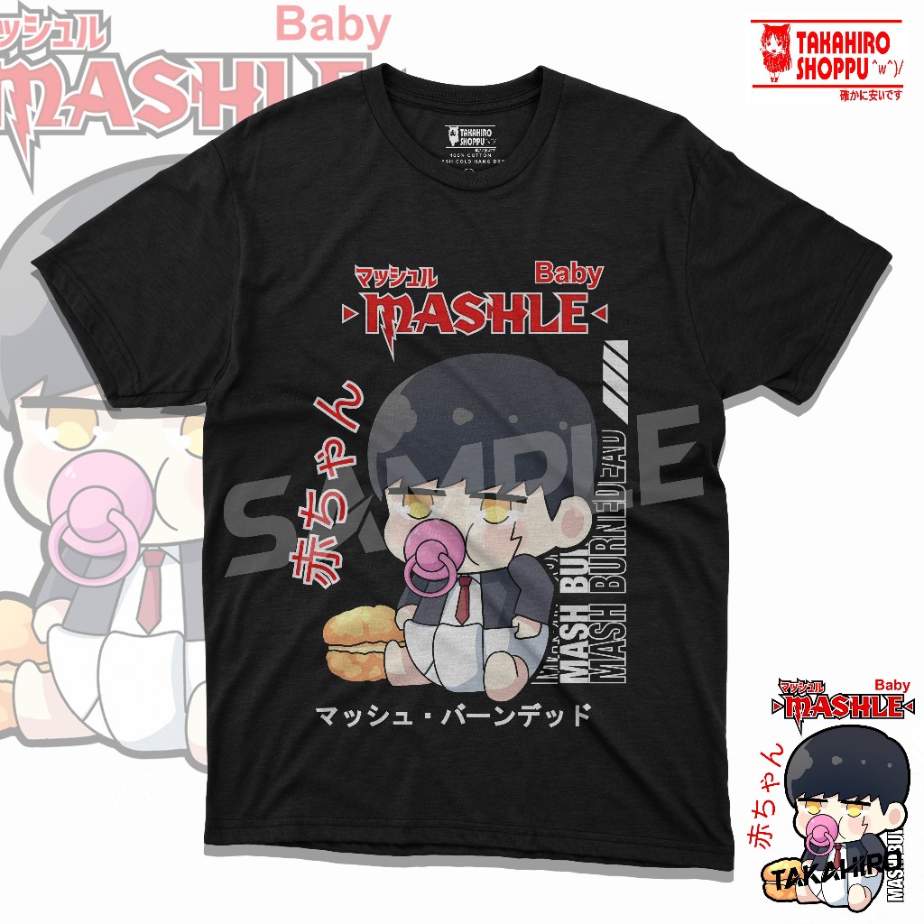 Jual Baju Kaos T-shirt Anime Mashle Baby Chibi (Mash, Rayne, Lance ...