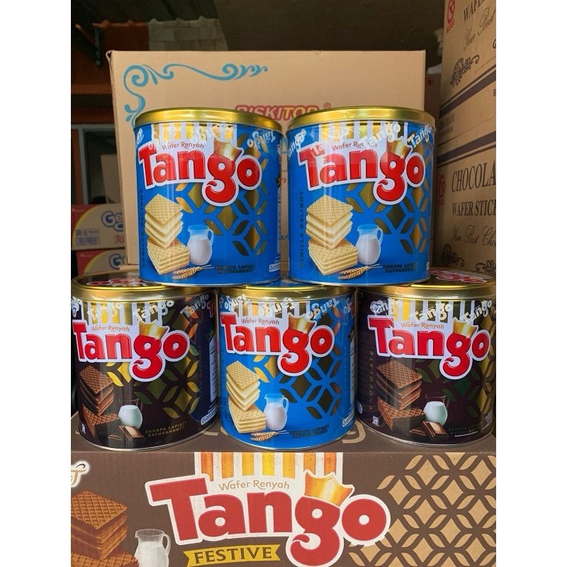 Jual Wafer Tango Kaleng Coklat Dan Vanilla Cocok Buat Keluarga | Shopee ...
