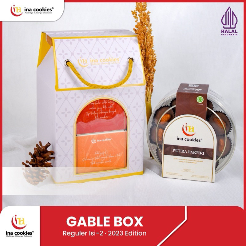 Jual Paket Hampers Gable Box Ina Cookies (Free Kartu Ucapan) | Shopee ...