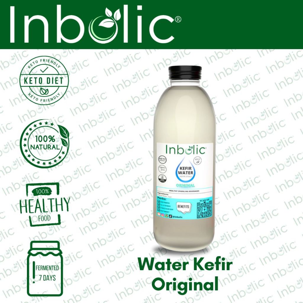Jual Inbolic Probiotic Drink - Water Kefir 1L | Keto & Diabetic ...