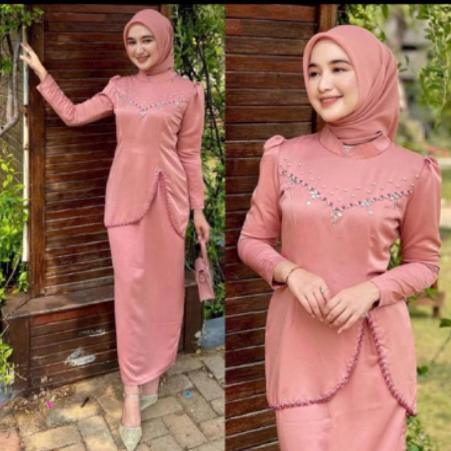 Jual ONE SET VELICIA/ONE SET MELAYU/KEBAYA MELAYU/ONE SET KEBAYA/KEBAYA ...