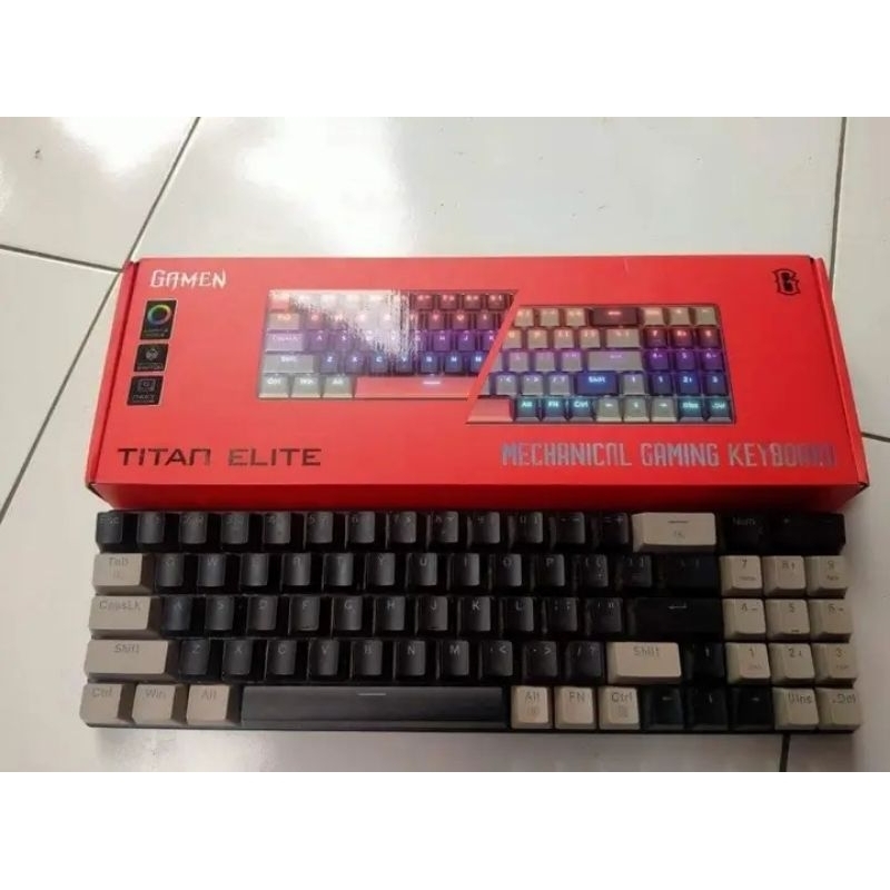 Jual keyboard mekanikal gamen Titan elit | Shopee Indonesia