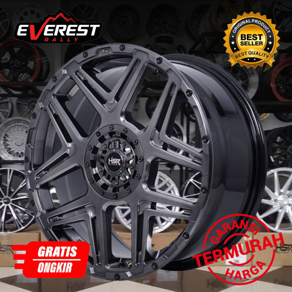 Jual VELG RACING HSR KONGA UNTUK MOBIL FREED R17 LEBAR 75 BAUT 4X100 DAN 4X114 HB | Shopee Indonesia