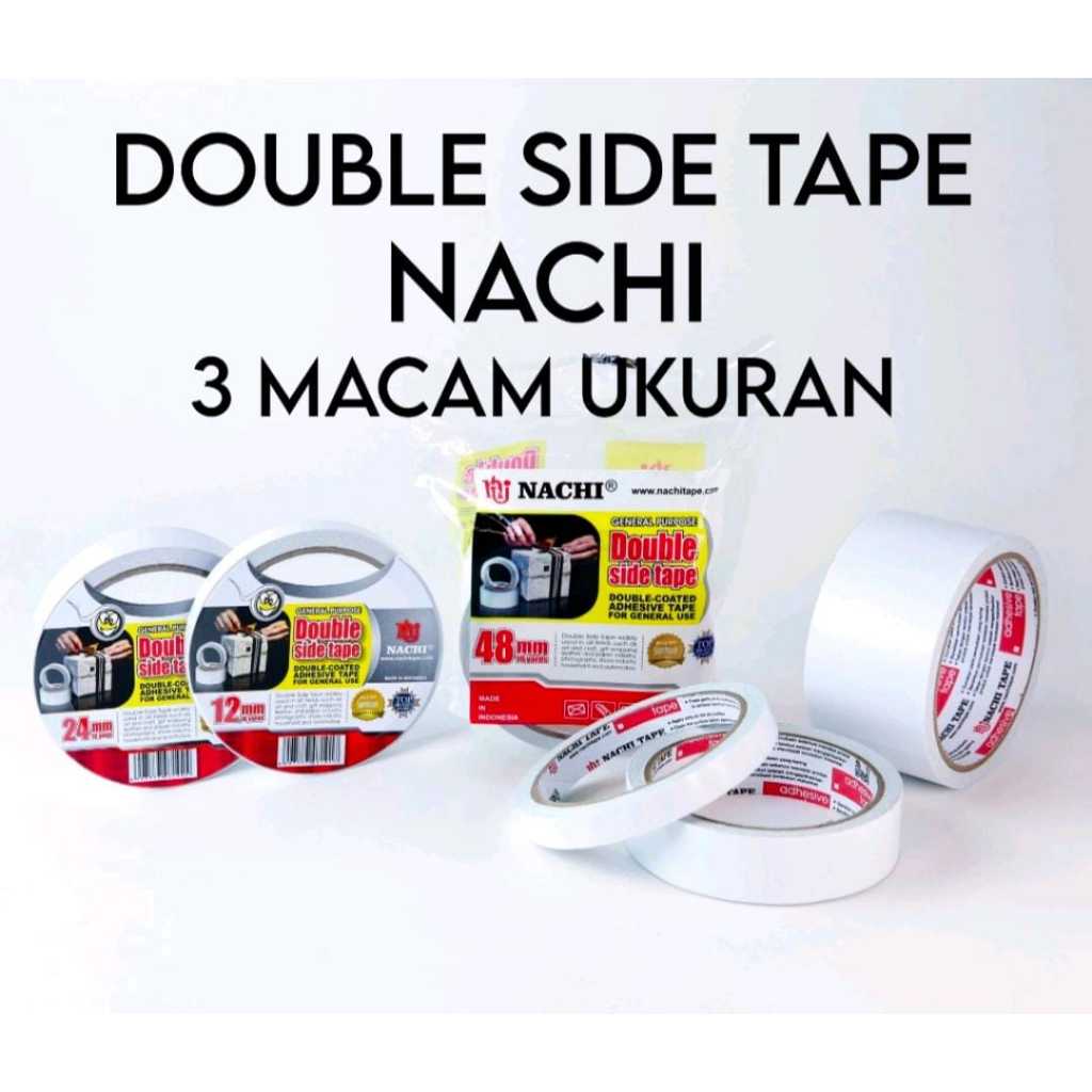 Jual Double Tape Nachi / Isolasi Double Tape Nachi ( 12 24 48 ...