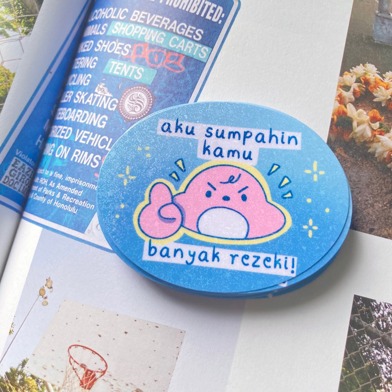 Jual aku sumpahin kamu banyak rezeki sticker | Shopee Indonesia
