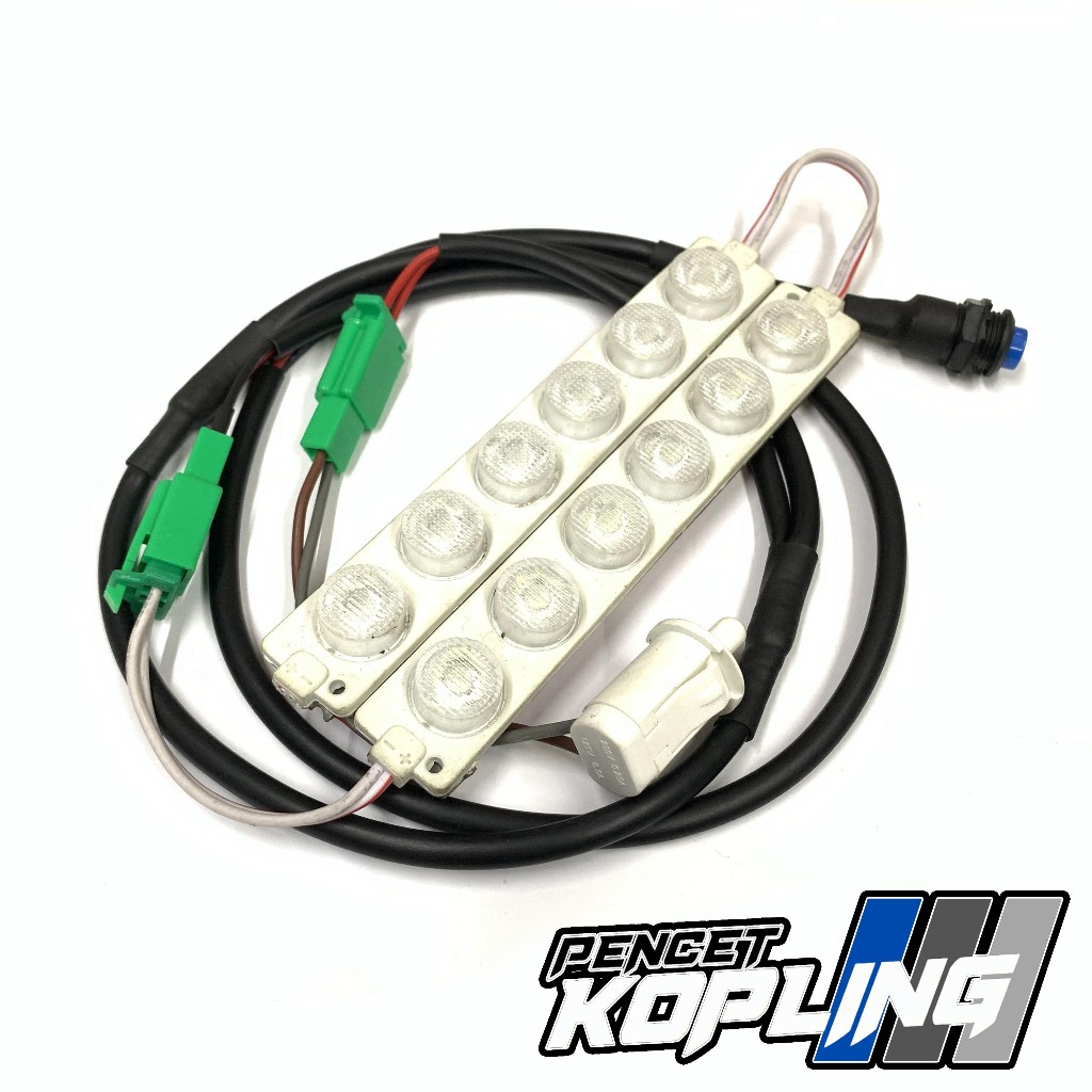 Jual Lampu Box Vespa 1 Set Switch Saklar Lampu 6 Mata Putih | Shopee ...