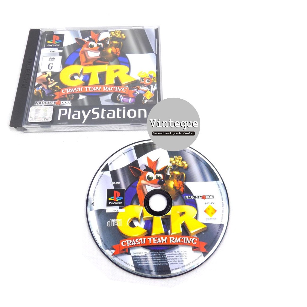 Jual Kaset CD PS1 Playstation 1 Original Pabrik CTR | Shopee Indonesia