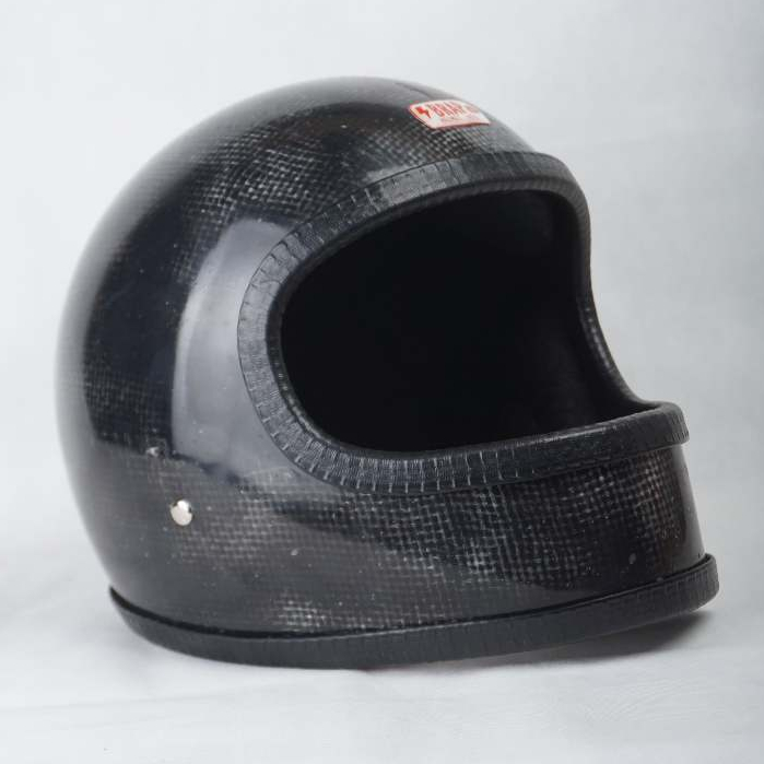 Jual Brap Helmet Rugged S Unfinished - Raw Black - Helm Retro Classic ...
