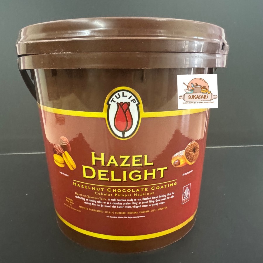 Jual Tulip Hazelnut Chocolate coating chocolate 1kg coklat coating ...