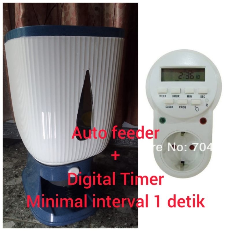 Jual Auto feeder feeding kapasitas 10L Motorize Rotation System ...