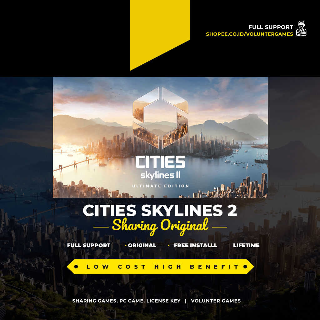 Jual CITIES SKYLINES 2 II ULTIMATE EDITION PC ORIGINAL | Shopee Indonesia