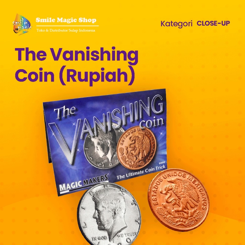 Jual Alat Sulap - The Vanishing Coin (Rupiah) - Smile Magic Shop ...