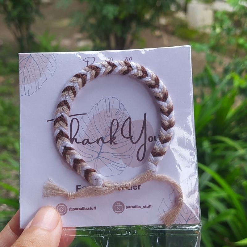Jual gelang benang / gelang tali kepang handmade / gelang aesthetic ...
