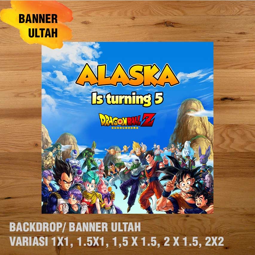 Jual Dragon Ball BANNER/ BACKDROP/ SPANDUK ULANG TAHUN UL-TAH | Shopee ...