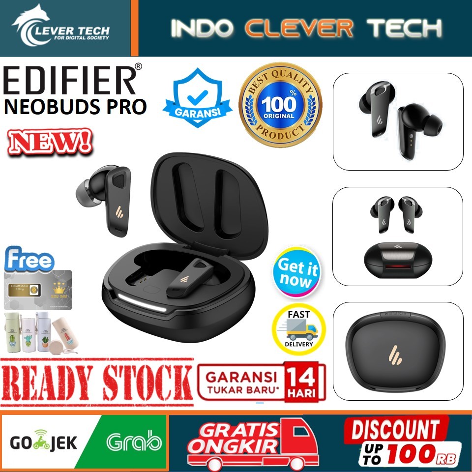 Jual EDIFIER TWS NEOBUDS PRO Hi-Res Sound with Active Noise ...