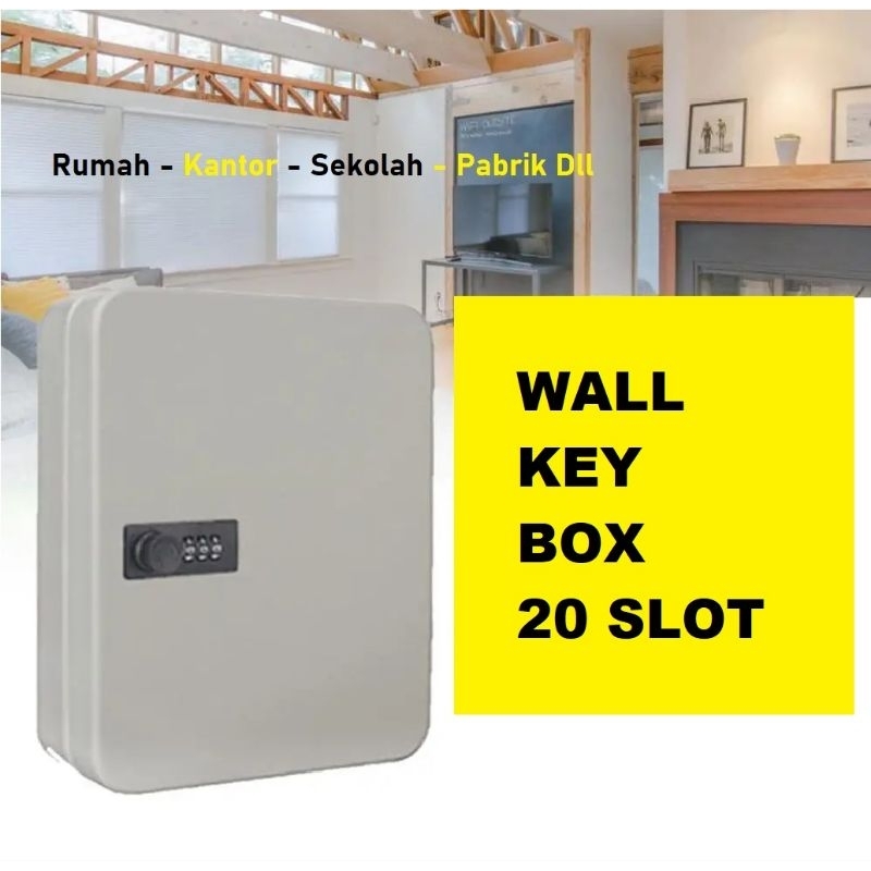 Jual Box gantungan kunci dinding Key Box safe storage Kotak kunci ...