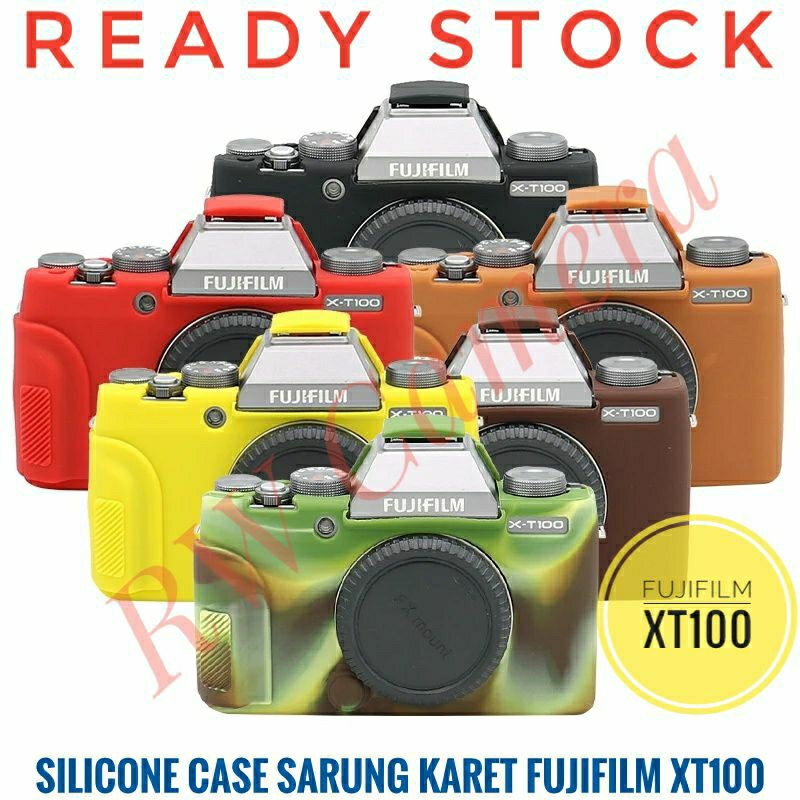 Jual Silicone Case Fujifilm XT100 Sarung Karet Silicon Silikon Fuji X-T100 Tas Skin | Shopee ...