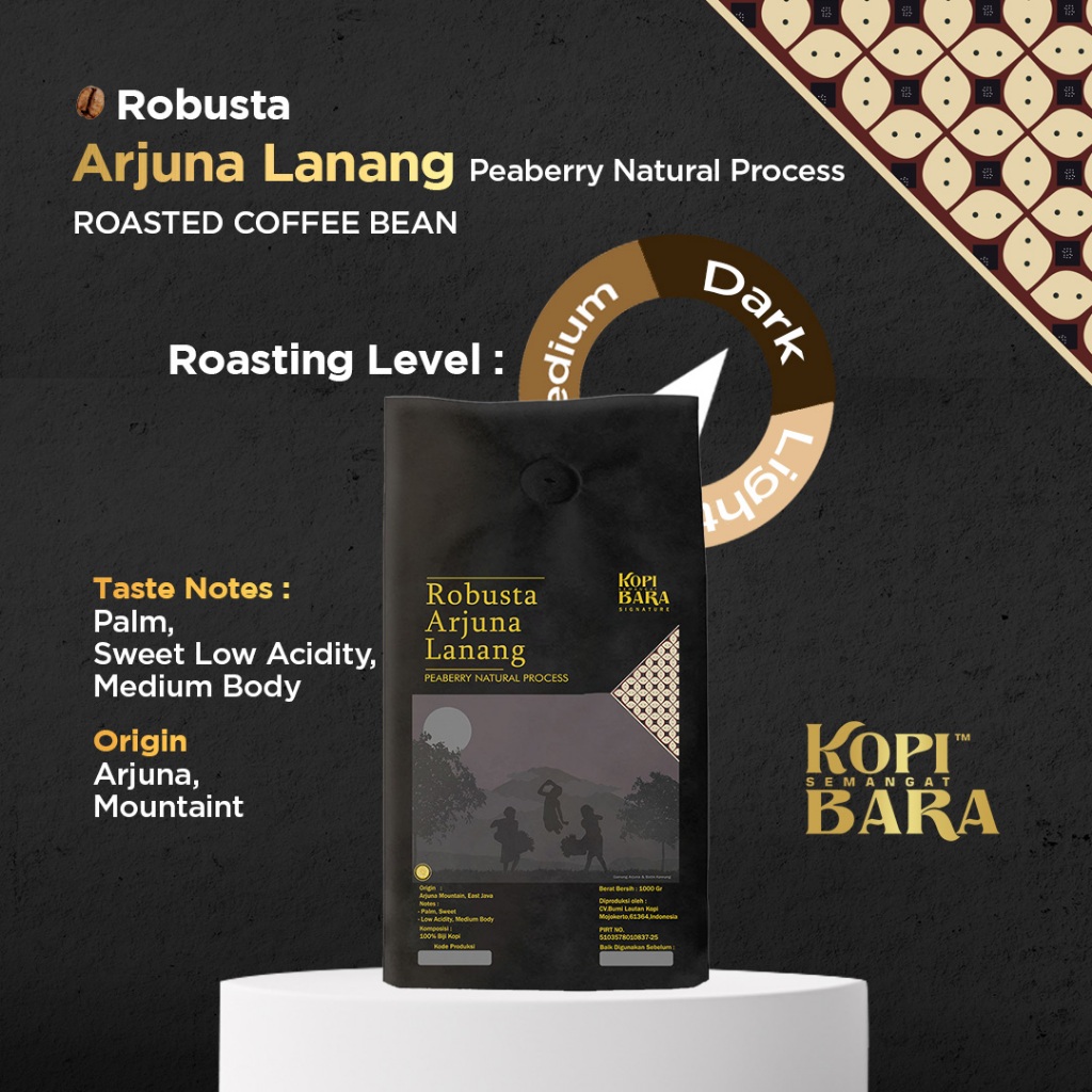 Jual Kopi Robusta Arjuna Lanang 200gr - Kopi Bara | Shopee Indonesia