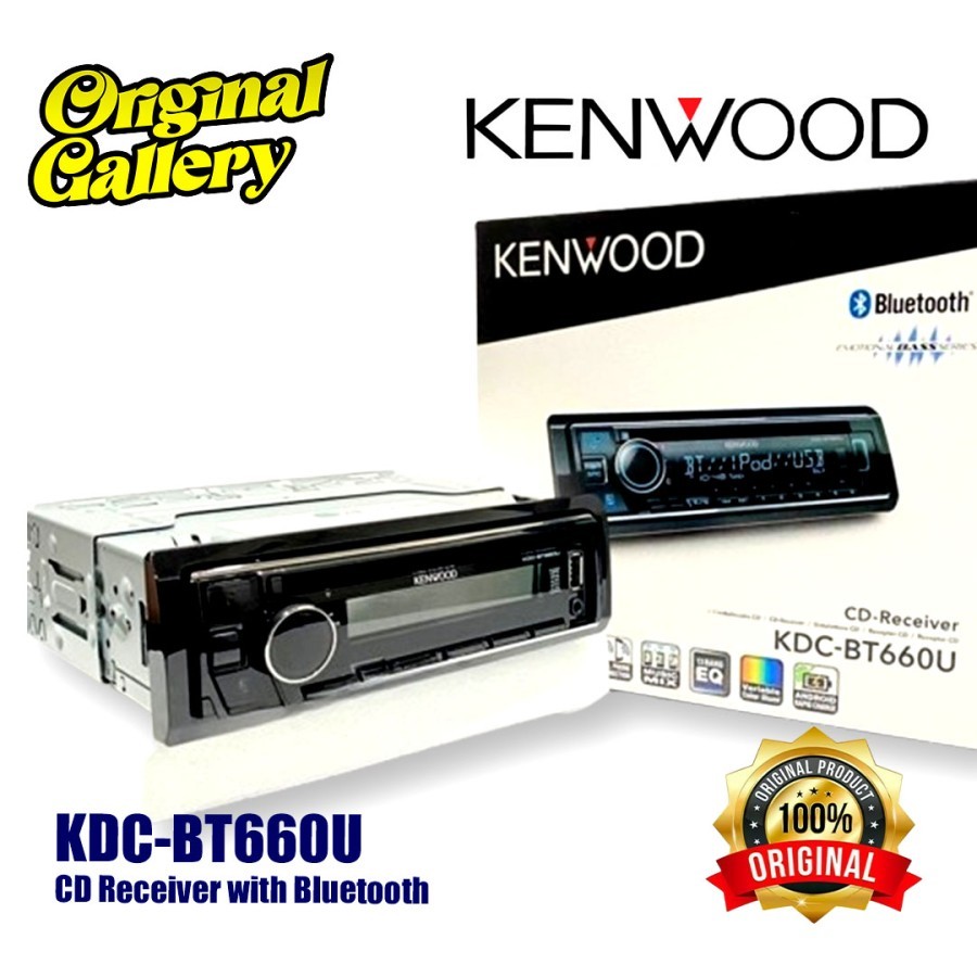 Jual KENWOOD KDC-BT660U Singel Din Head unit | Shopee Indonesia