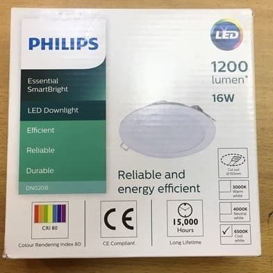 Jual LED downlight panel DN020B PHILIPS 16watt inbow 220vac | Shopee ...