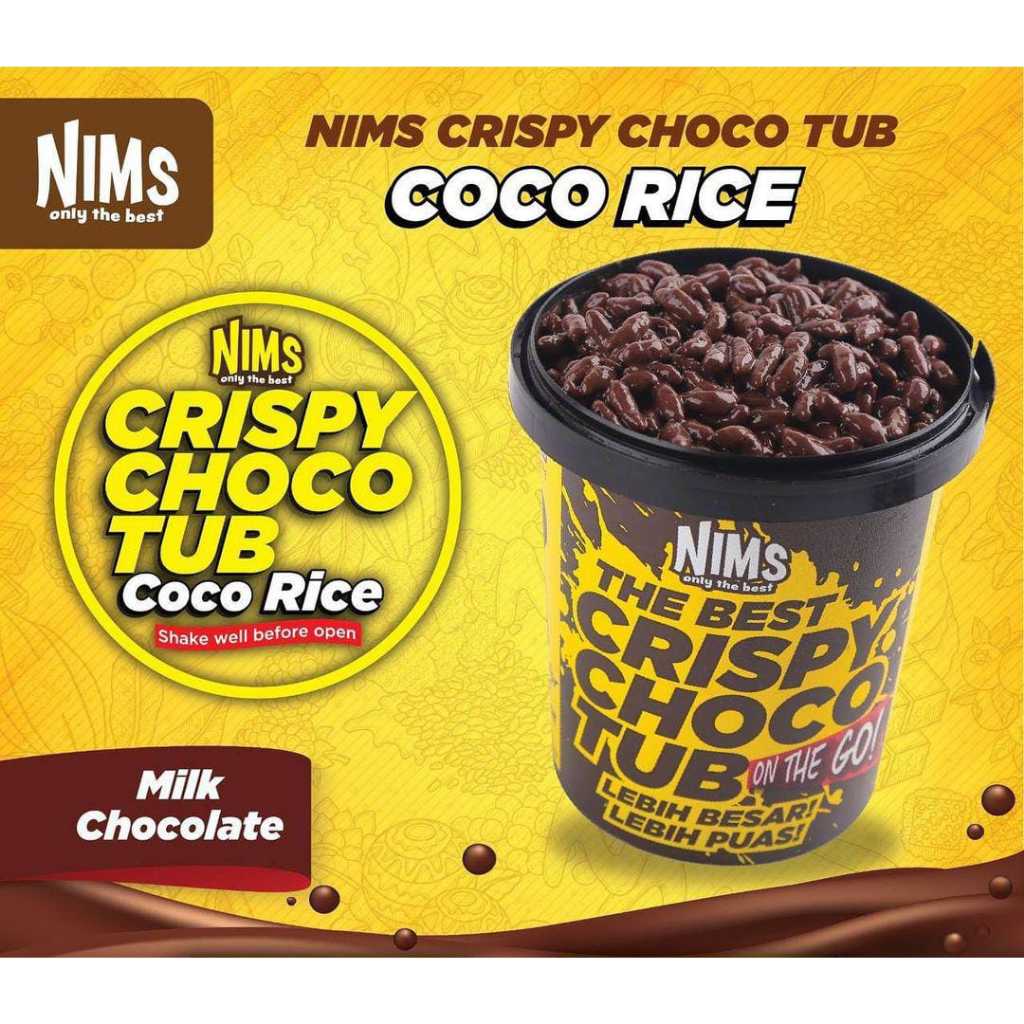 Jual Nims Crispy Choco Tub Coco Rice Campuran Coklat Susu dan Sereal ...
