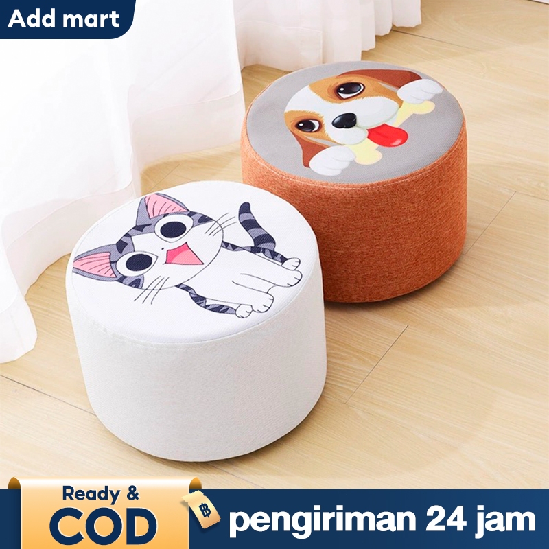 Jual Bangku Anak Kursi Sofa Bulat Kursi Stool Bangku Jongkok Stool ...