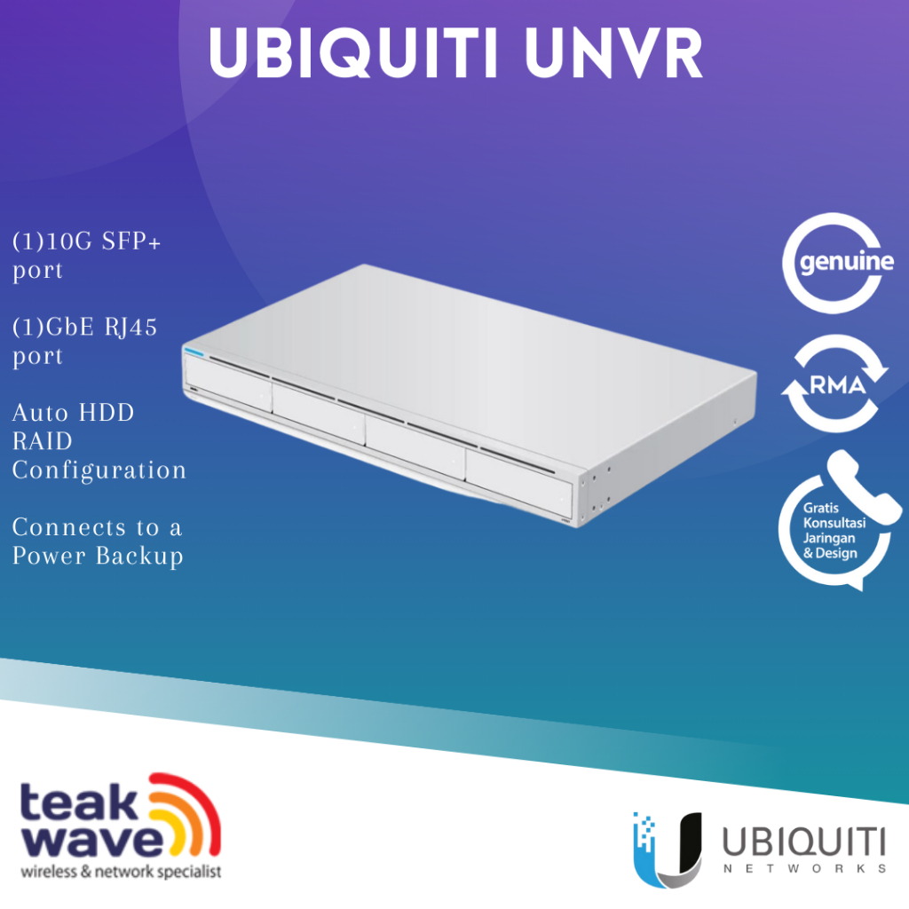 Jual Ubiquiti UNVR UniFi Protect Network Video Recorder | Shopee Indonesia