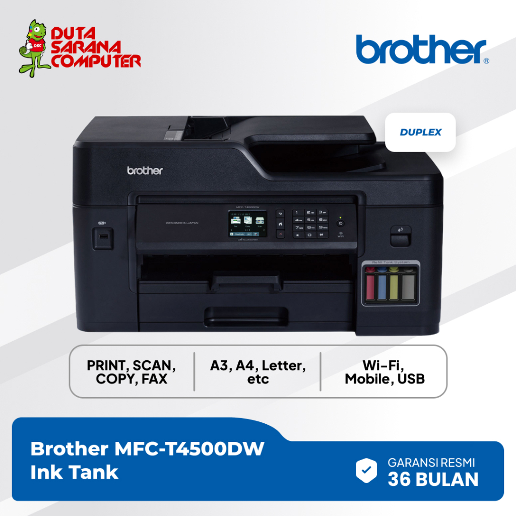 Jual BROTHER Printer MFC-T4500 DW MFC T4500DW | Shopee Indonesia