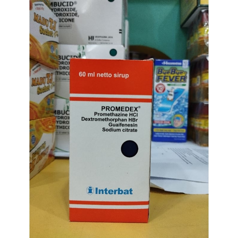 Jual Promedex Syrup 60ml - Batuk Berdahak dan kering | Shopee Indonesia