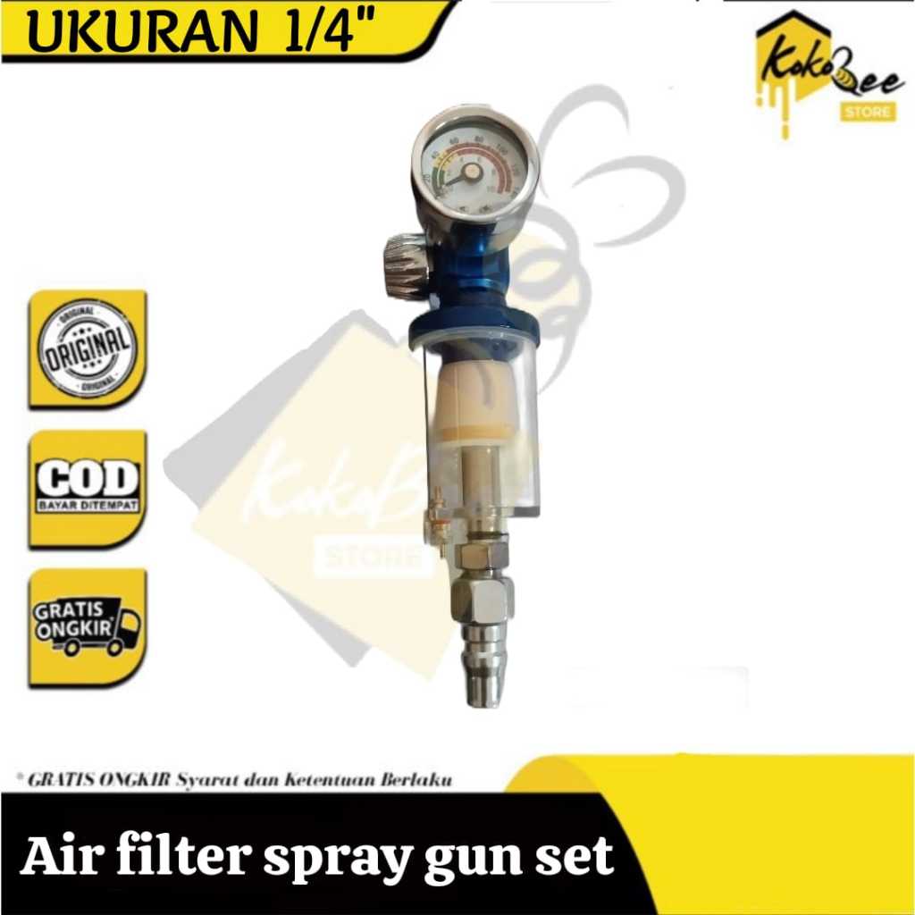 Jual Air filter spray gun - Saringan udara air filter spray gun coupler ...
