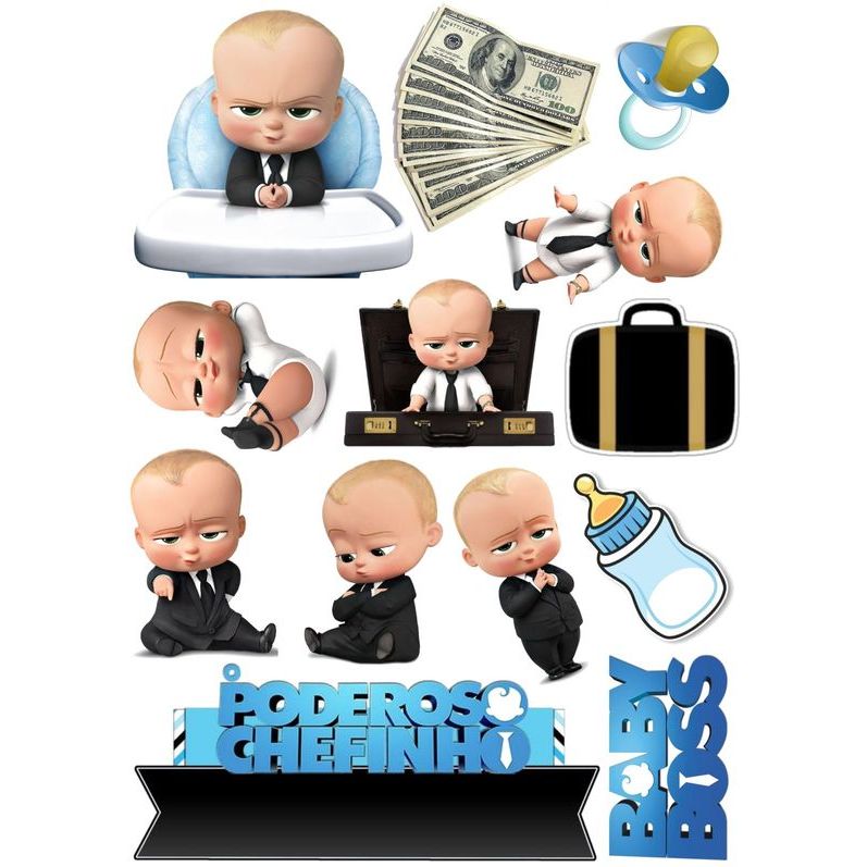 Jual Topper BOSS BABY/Topper Cake Happy Birthday Bisa Request Nama dan ...