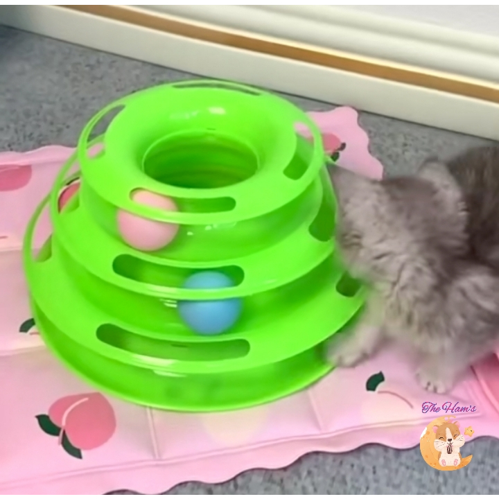 Jual (The Ham's) Mainan Kucing Bola Putar - Lucu Interaktif Cat Toys ...